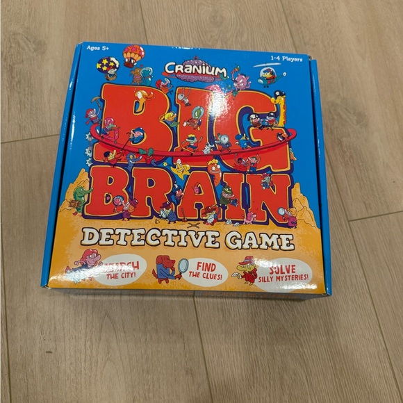 Cranium | Toys | Cranium Big Brain Detective Game Blue And Red | Poshmark